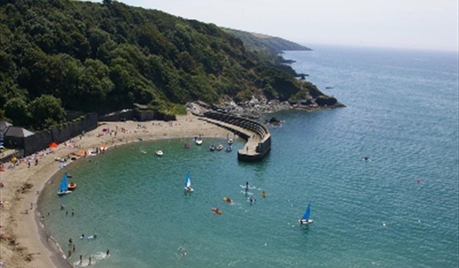 Polkerris Beach - Beach in Polkerris, Restormel - Fowey